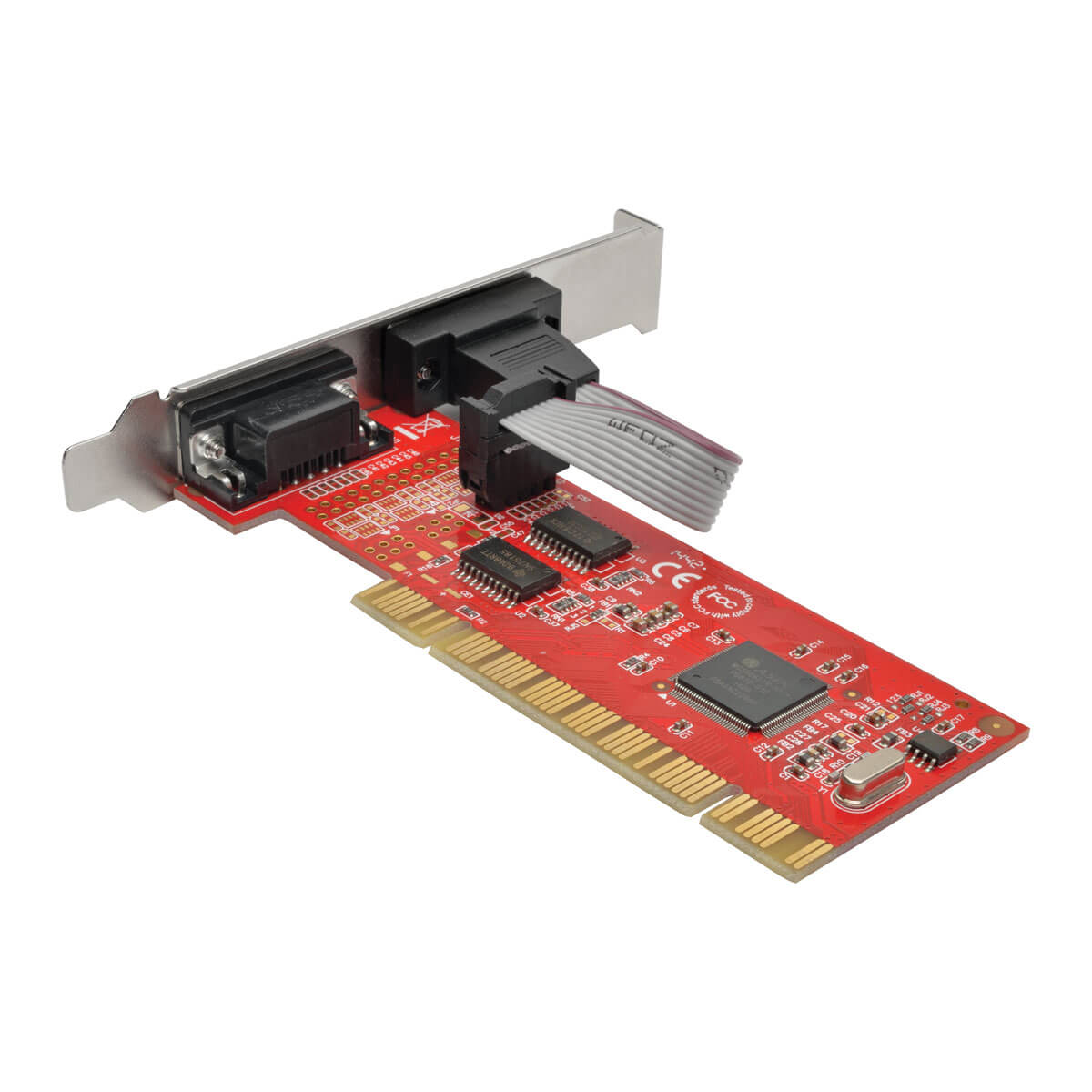 2-Port DB9 (RS-232) Serial PCI Card, 16550 UART, Full Profile | Eaton ...