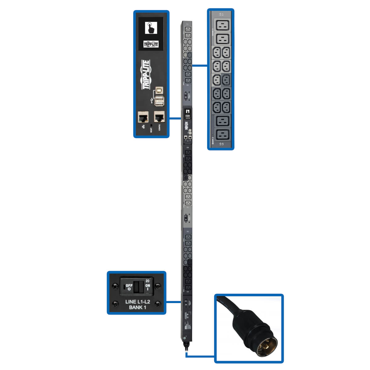 Model Number PDU3EVN6H50BA | Eaton Tripp Lite