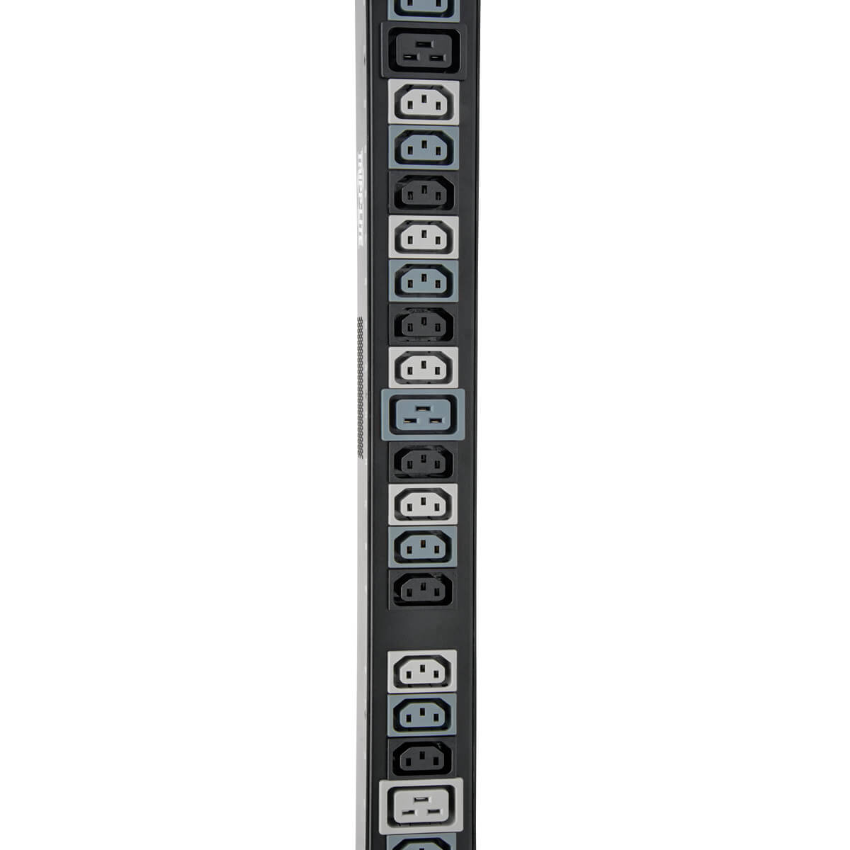 8.6/12.6kW 3-Phase Vertical PDU Strip, 208V C13, C19 Outlets, 0U ...