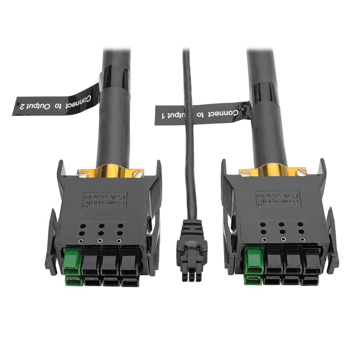 17.3kW 3-Phase Vertical PDU Strip, 208V Outlets (48 C13 & 6 C19), 0U ...