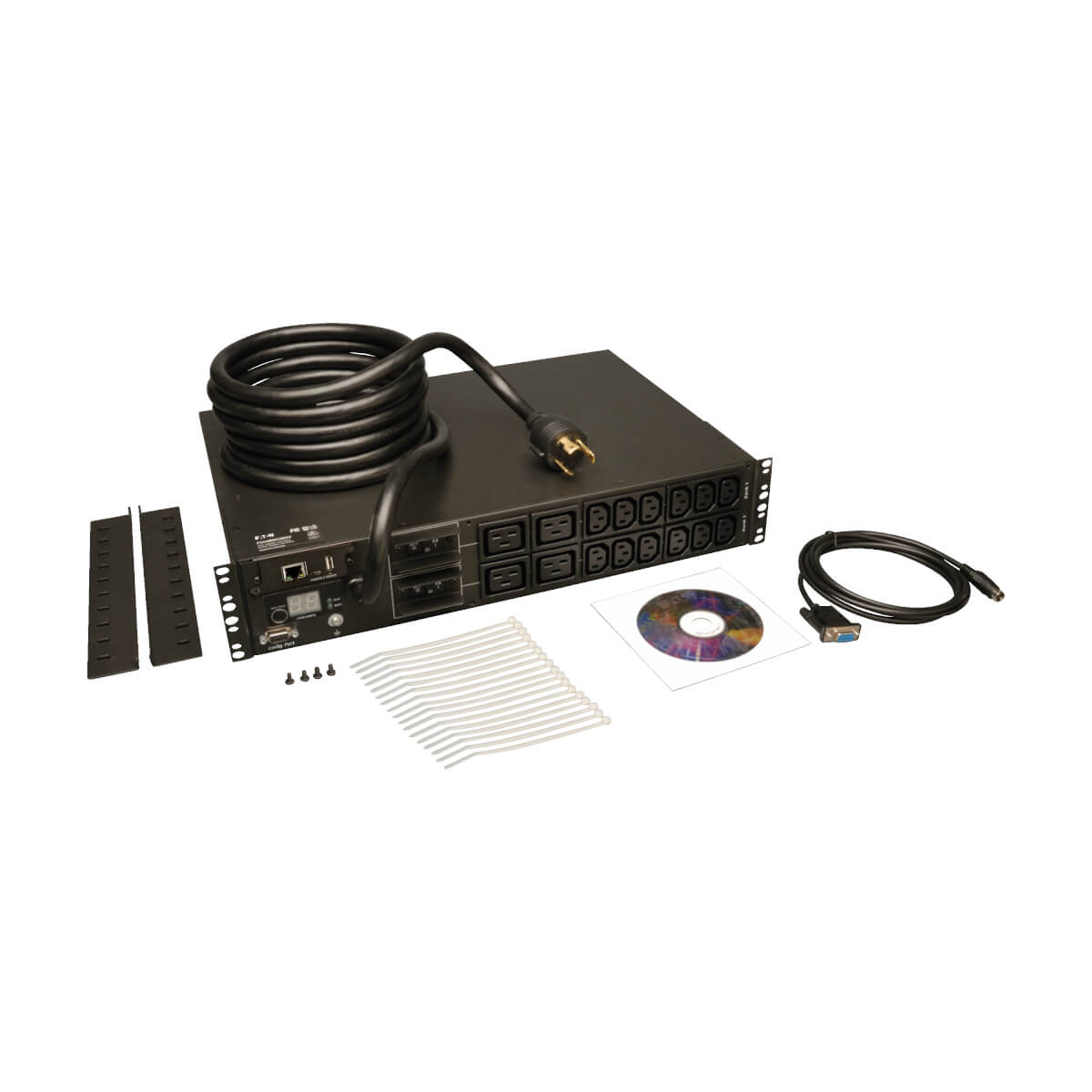 5.5kW Single-Phase Monitored PDU, NIC, 208/230V Outlets (12-C13 and 4 ...