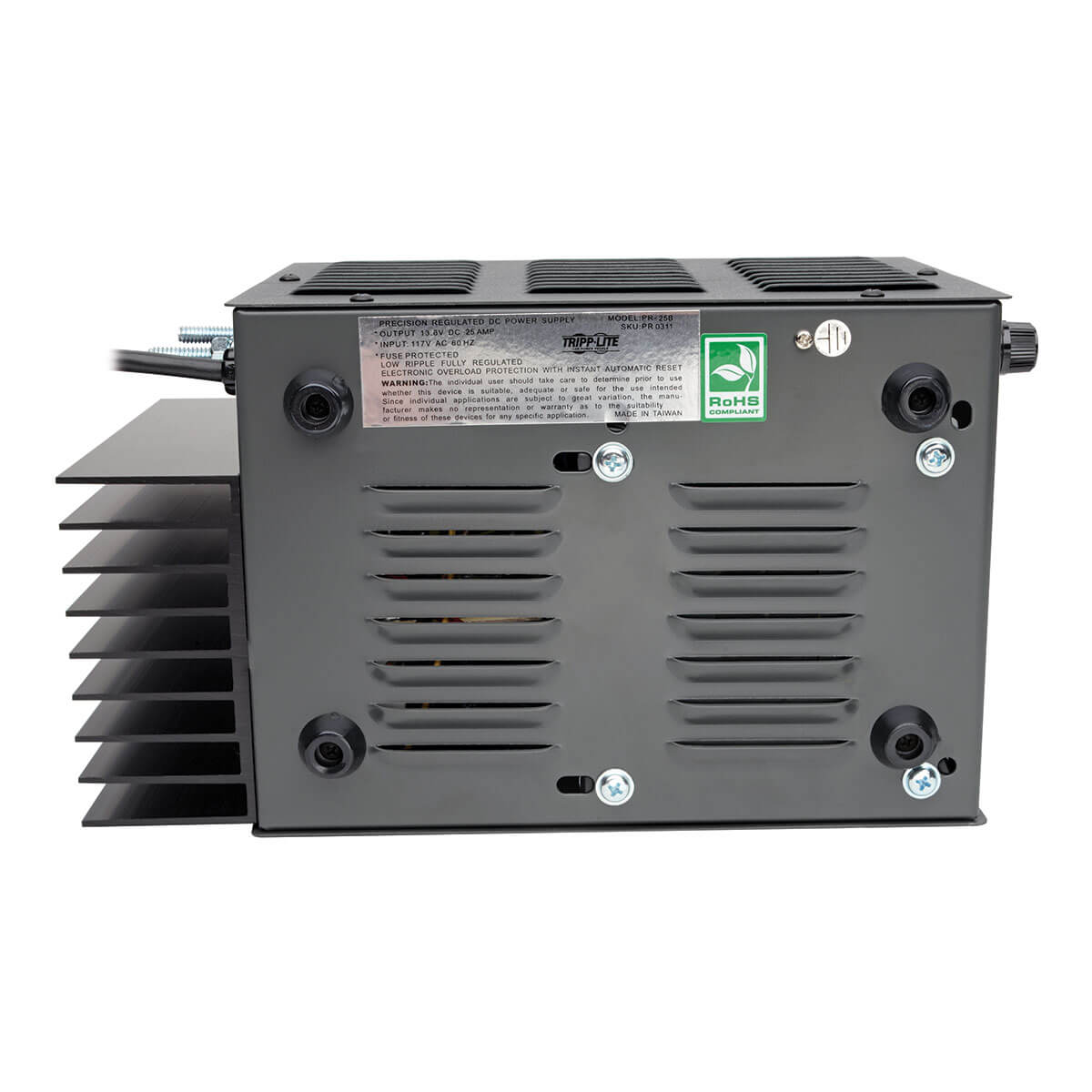 25-Amp DC Power Supply, 13.8VDC, Precision Regulated AC-to-DC ...