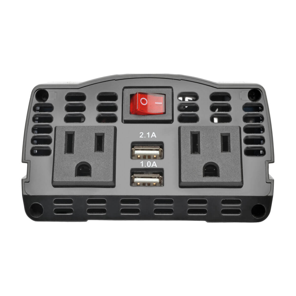 375W PowerVerter Ultra-Compact Car Inverter with 2 AC Outlets, 2 USB ...