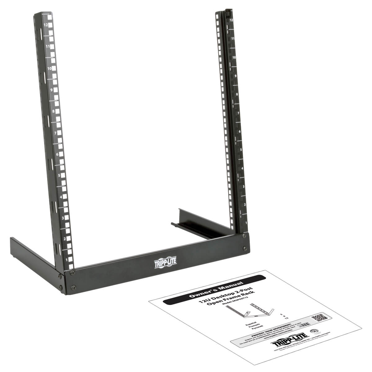 SmartRack 12U Desktop 2-Post Open-Frame Rack | Eaton