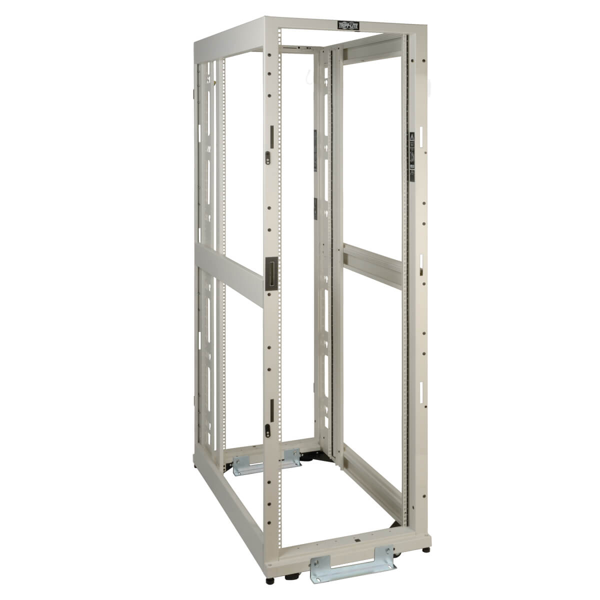42U 4-Post Server Rack, Standard-Depth, White | Eaton Tripp Lite