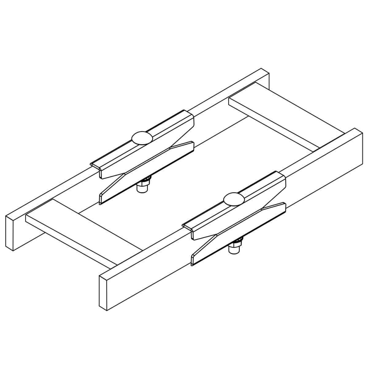 Server Rack Ladder Runway Section Butt-Splice Kit | Eaton