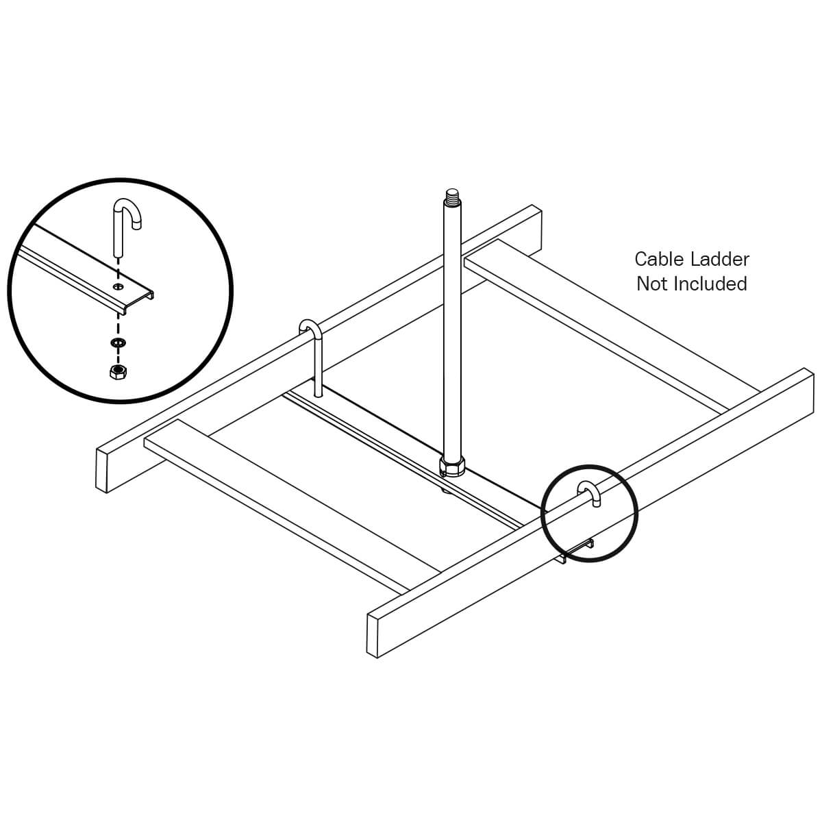 Server Rack Support Kit for 12-in. Cable Runway | Eaton