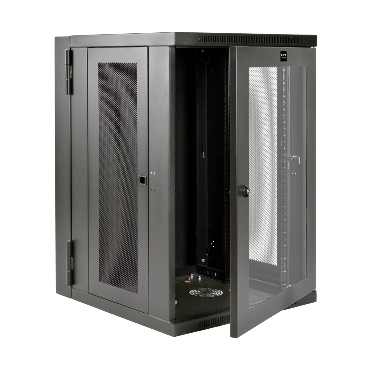 18U Server Rack Cabinet, UPS-Depth, Wall-Mount, Window | Eaton