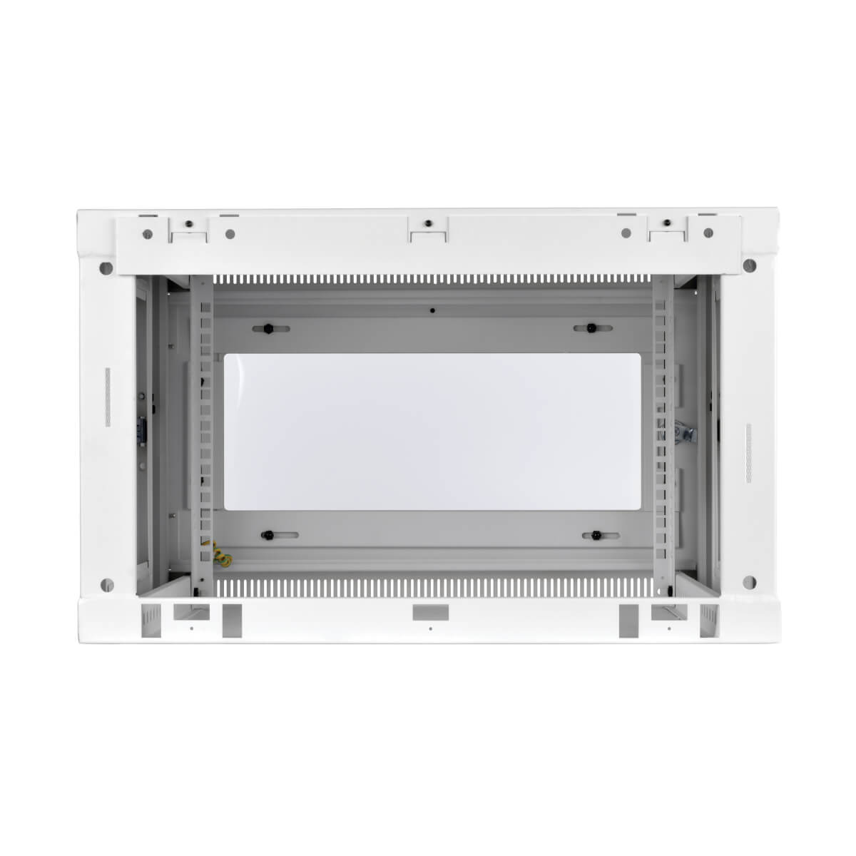 6U Server Rack Cabinet, Switch-Depth, Wall-Mount, Window, White | Eaton