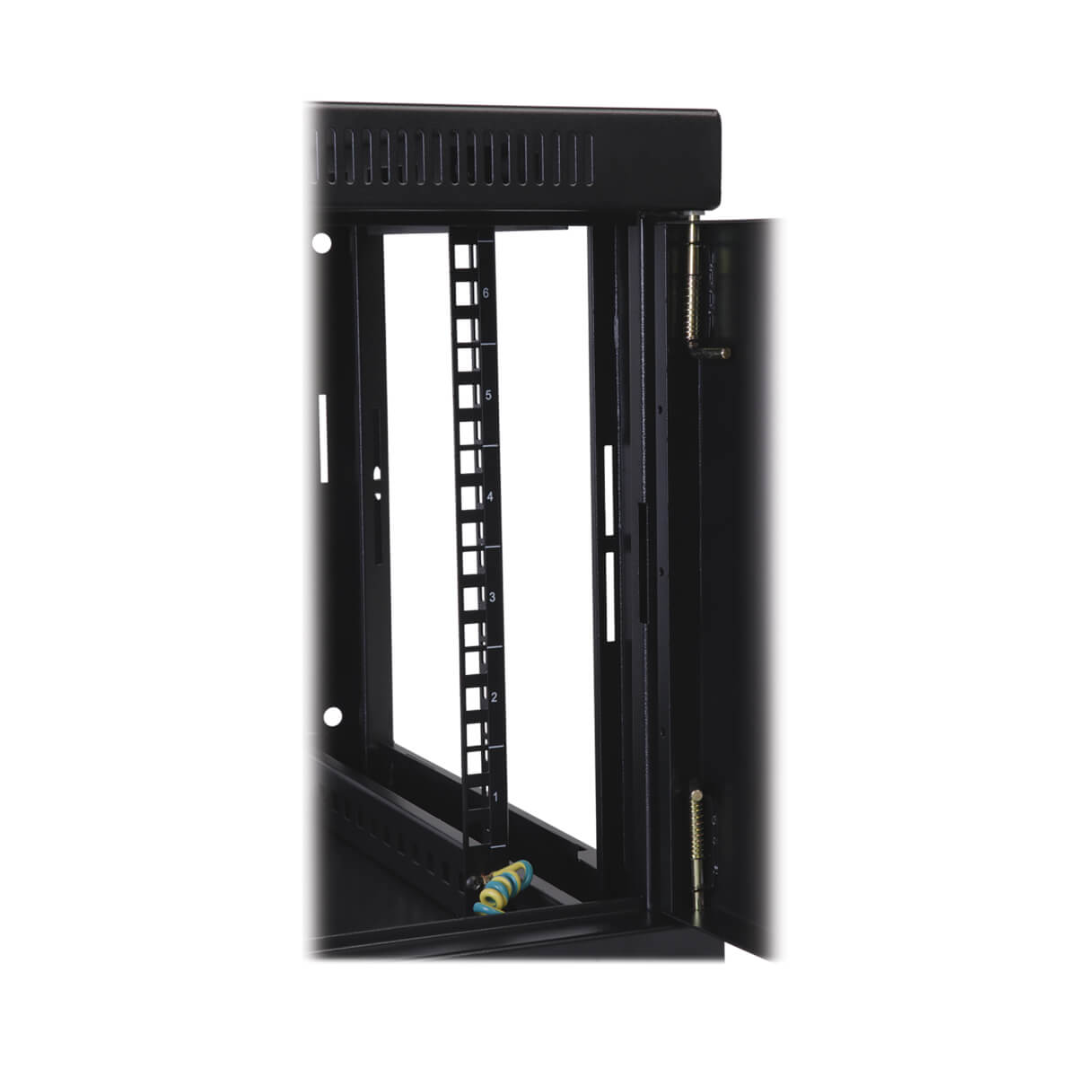 9U Server Rack Cabinet, Switch-Depth, Wall-Mount, Window | Eaton