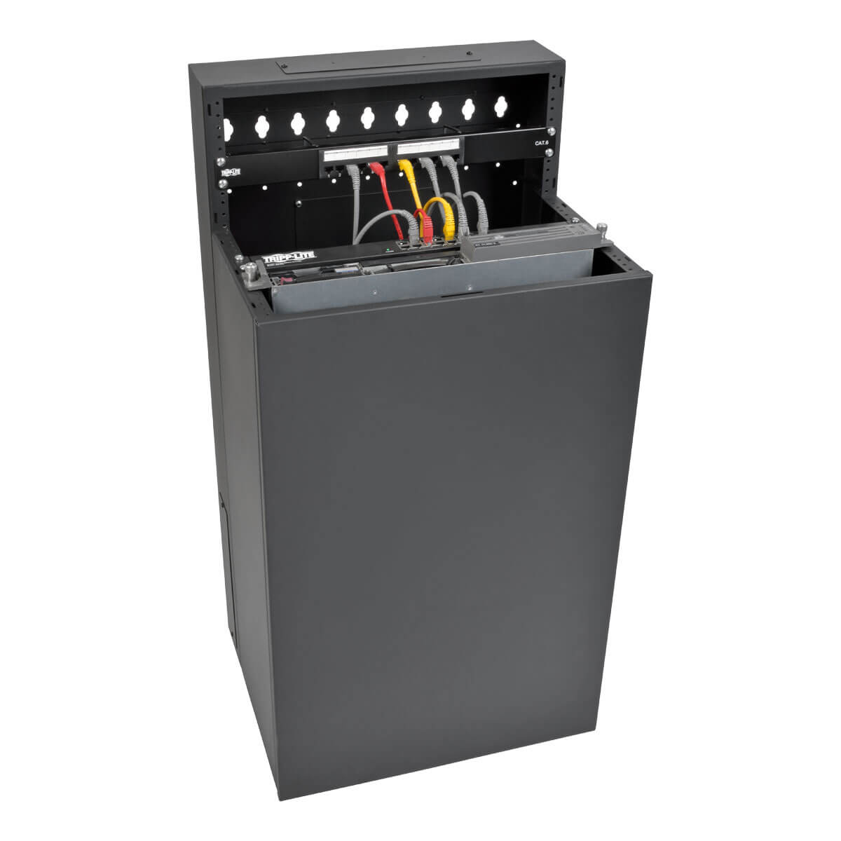 16U Server Rack Cabinet, Vertical-Mount, Server-Depth, Wall-Mount | Eaton