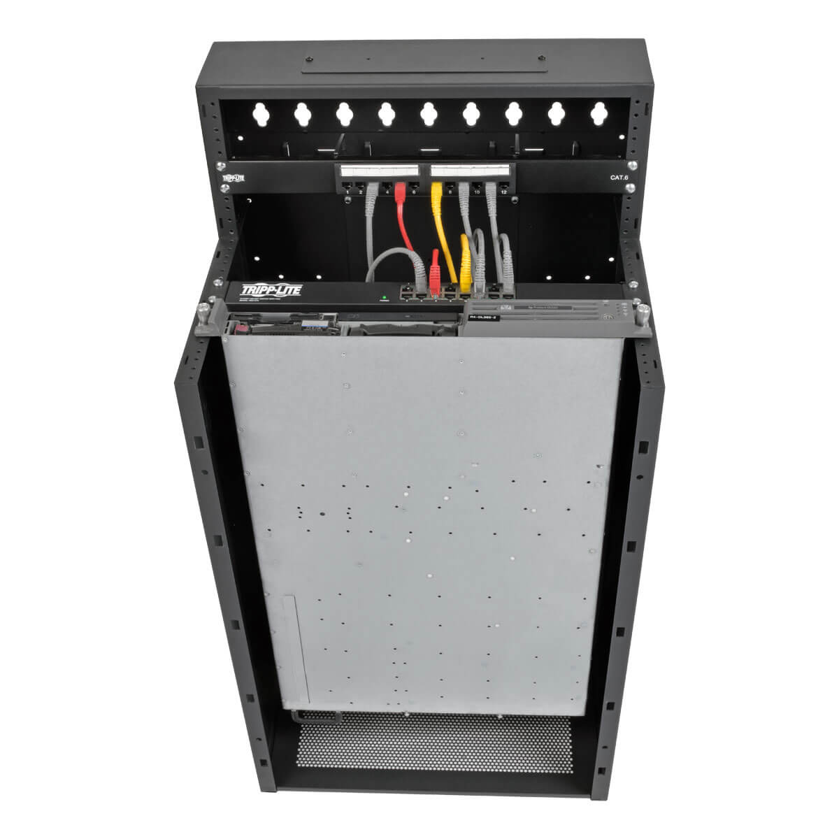 16U Server Rack Cabinet, Vertical-Mount, Server-Depth, Wall-Mount | Eaton