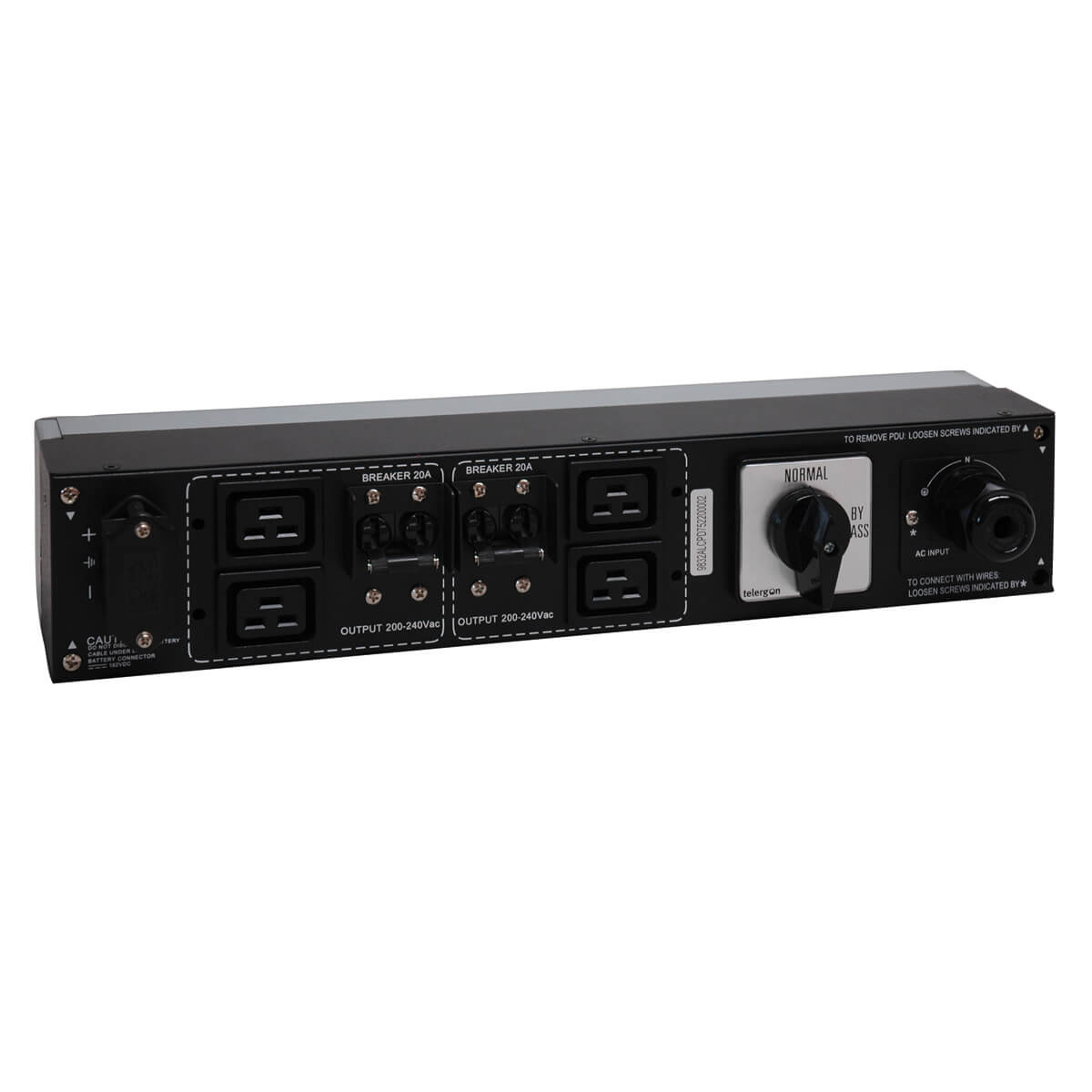 Detachable PDU for On-Line UPS, Hardwire In, C19 Out | Eaton