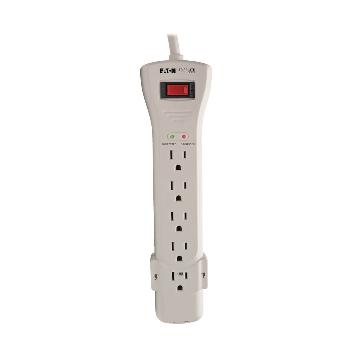 Surge Protector, 7 Outlet, 2520 Joules, 15-ft Cord, RJ11 | Eaton