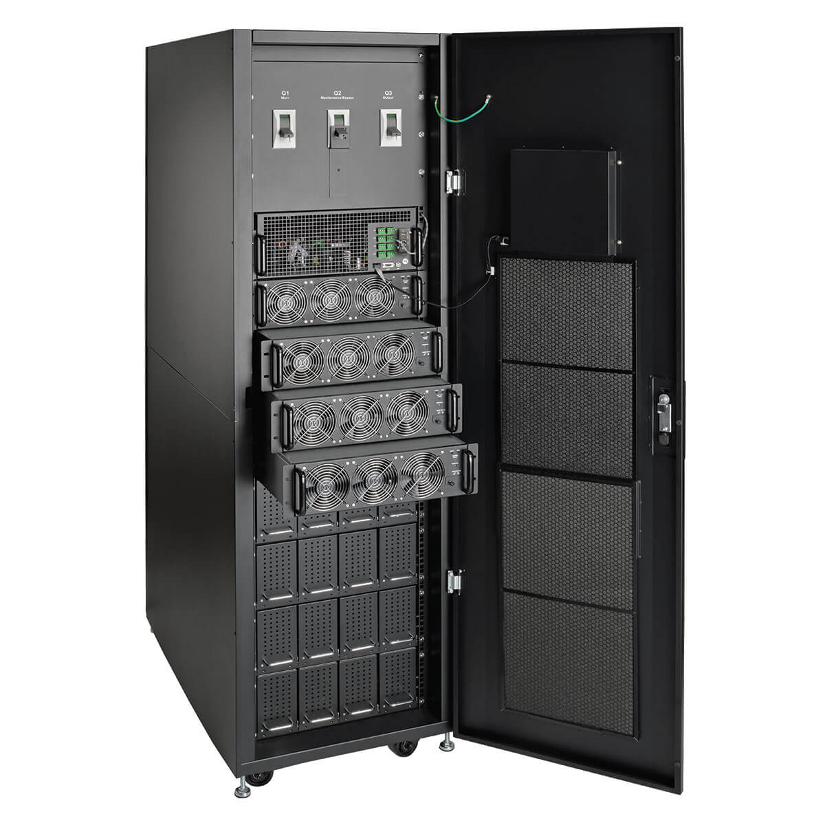 3-Phase 60kVA Modular Double-Conversion 208/120V 50/60 Hz UPS, 3 ...