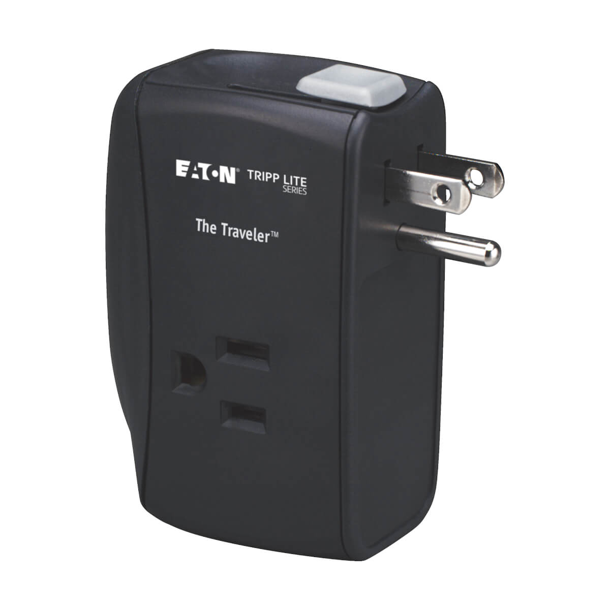 Surge Protector, Portable, 2 Outlet, Direct Plug, 1050 Joules | Eaton
