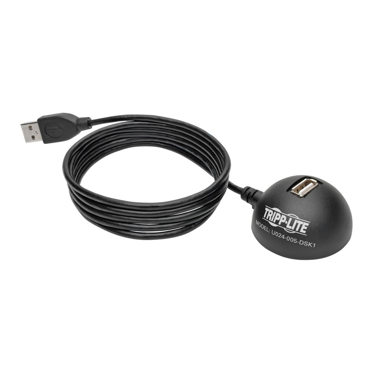 1-Port USB 2.0 Desktop Extension Cable, 5 ft. | Eaton Tripp Lite