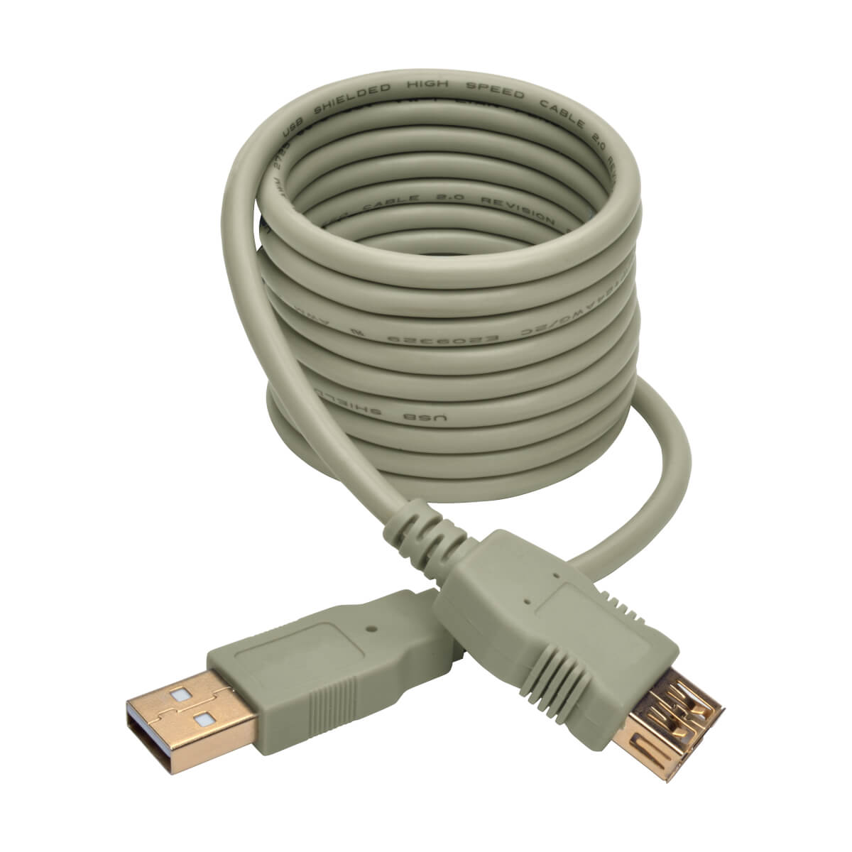 USB 2.0 Extension Cable, Beige, 6 ft. | Eaton