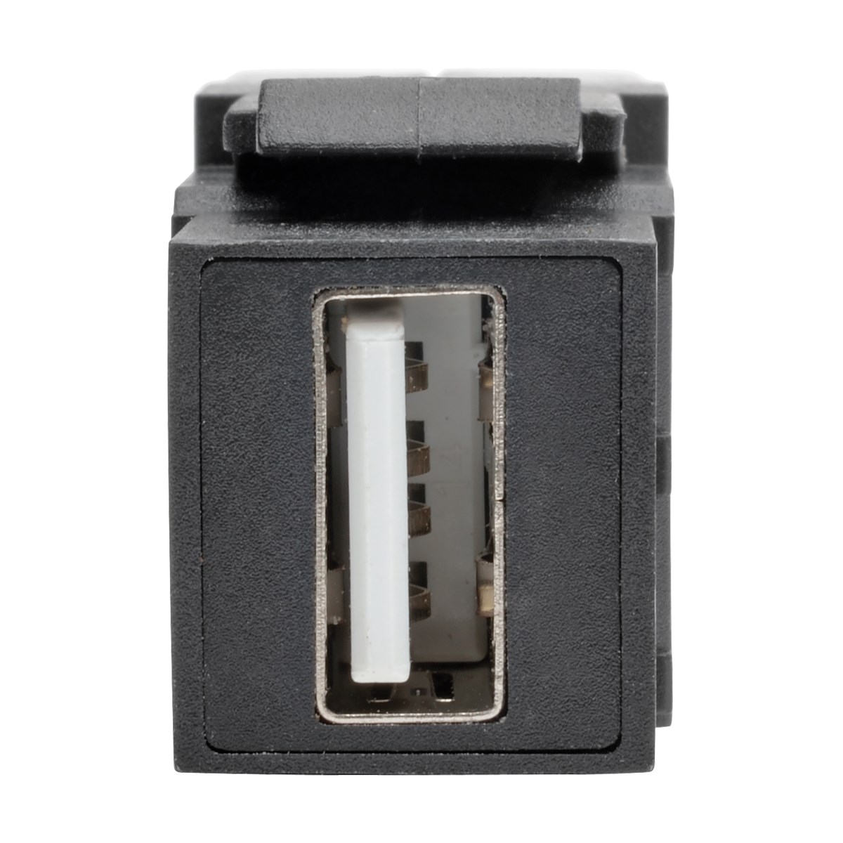 USB 2.0 All-in-One Keystone/Panel Mount Angled Coupler Female | Eaton
