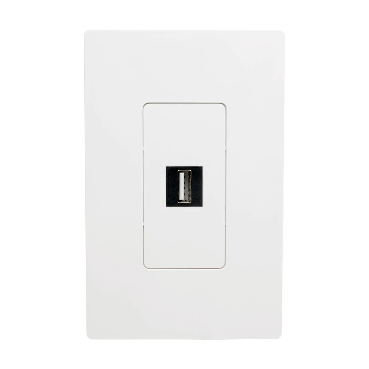 USB 2.0 All-in-One Keystone/Panel Mount Coupler, Black | Eaton