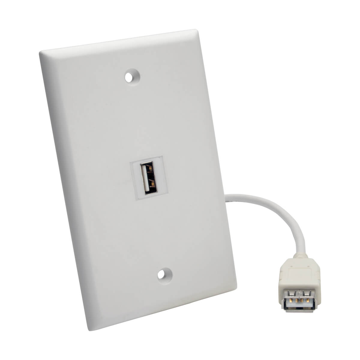 Panel Mount USB Cable, 1ft, Female to Female, Angled | Eaton