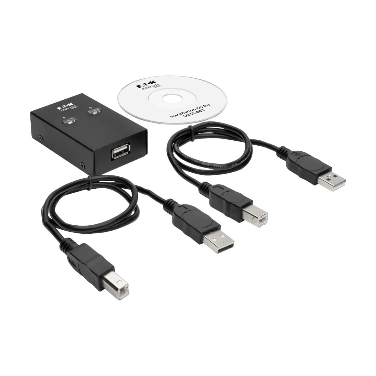 2-Port USB 2.0 Printer/Peripheral Sharing Switch | Eaton