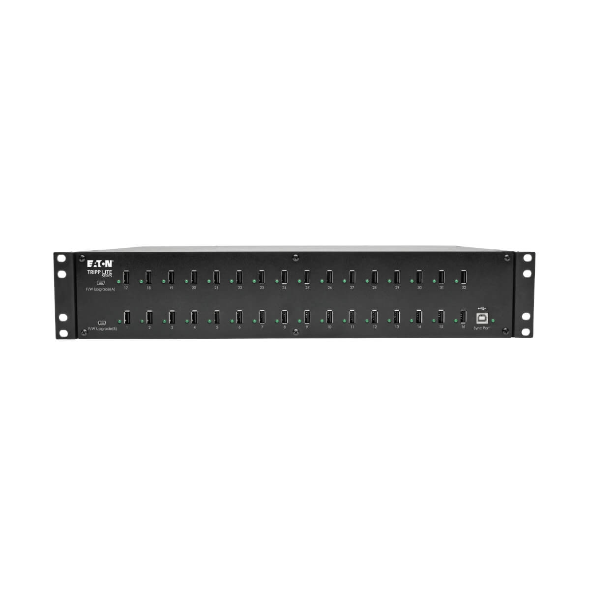 32-Port USB Charging Station, 230V 5V 80A 400W, 2U Rack-Mount | Eaton