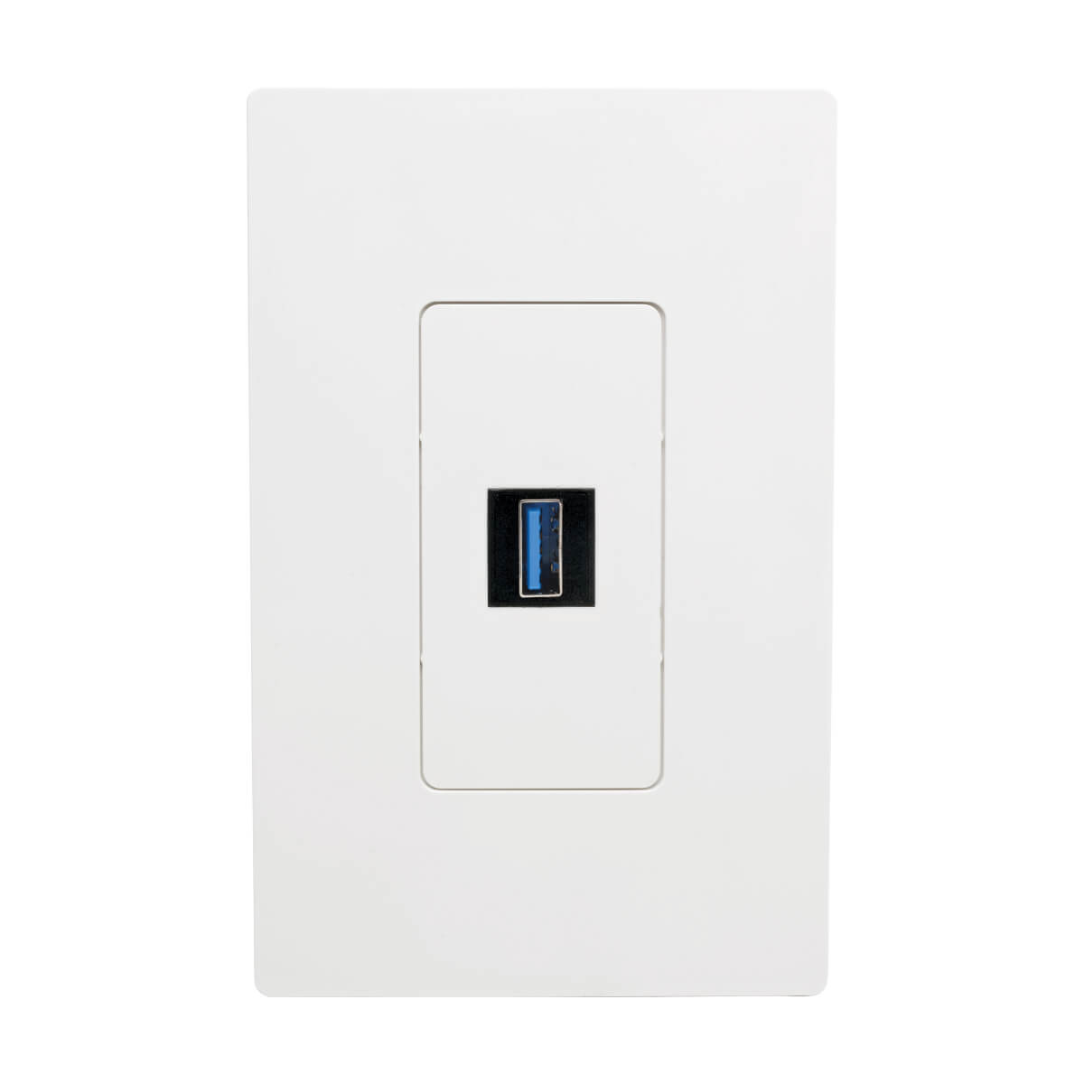 USB 3.0 All-in-One Keystone/Panel Mount Angled Coupler Female | Eaton