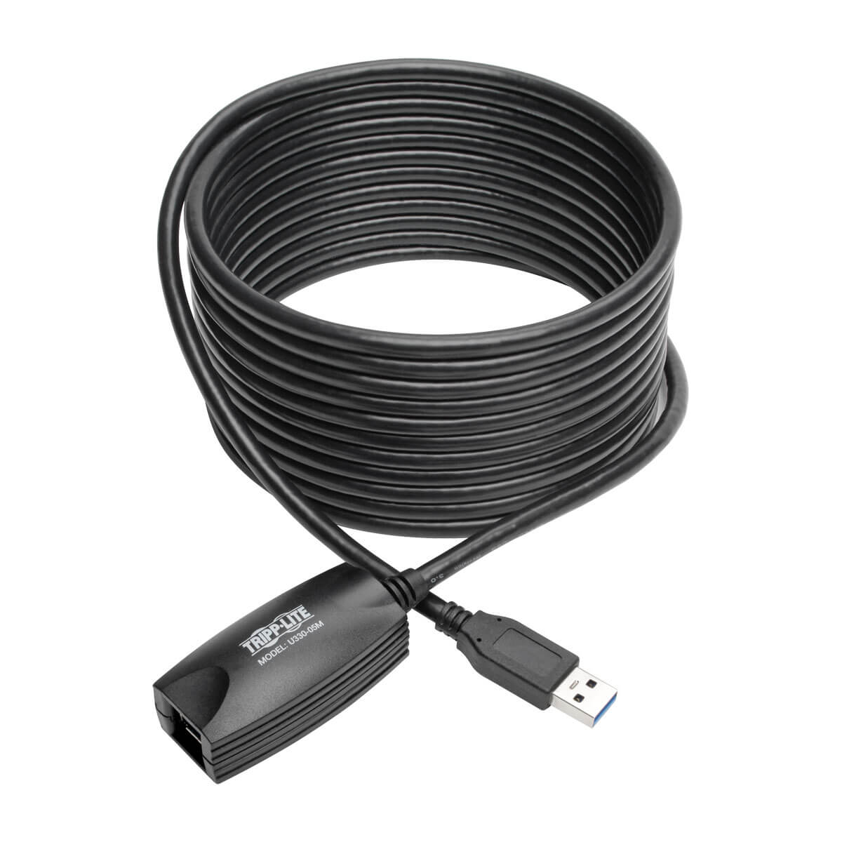 USB 3.0 SuperSpeed Active Extension Repeater Cable, 5M | Eaton