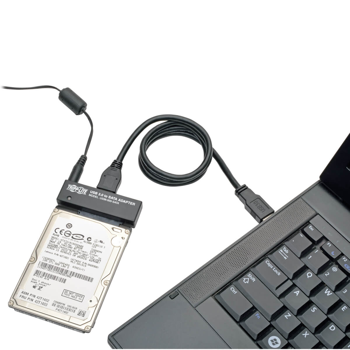 USB 3.0 to SATA III Adapter for SATA Hard Drives | Eaton