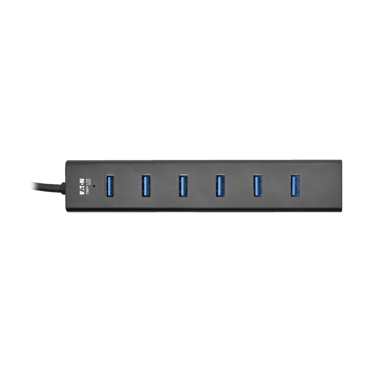 7-Port Portable USB 3.0 SuperSpeed Mini Hub, Aluminum | Eaton