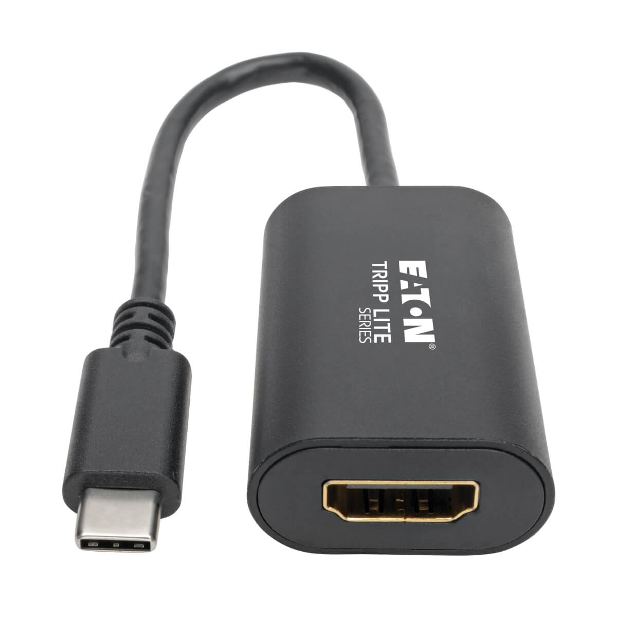 USB-C to HDMI 4K 60Hz Adapter, HDCP 2.2, Black | Eaton
