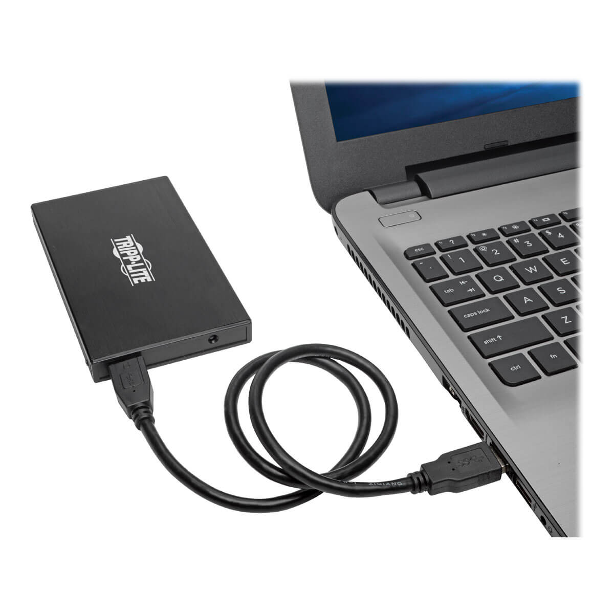 USB 3.1 Gen 1 SATA SSD/HDD to USB-A Enclosure Adapter | Eaton