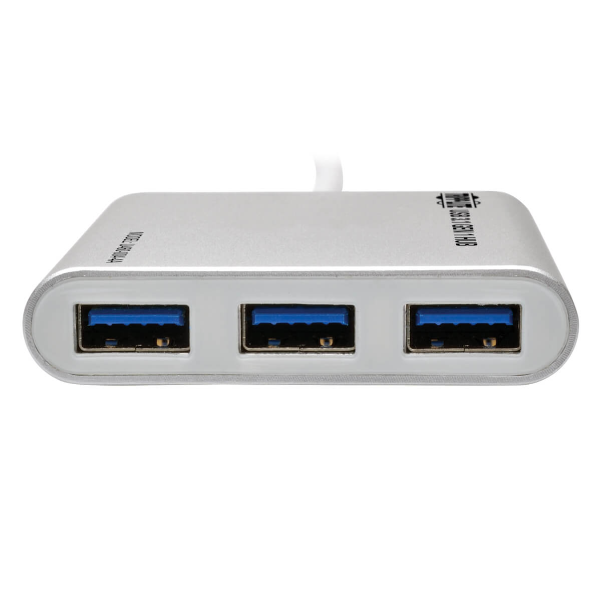 4-Port USB-C Hub, USB-C to 4x USB-A Ports, USB 3.0, Silver | Eaton