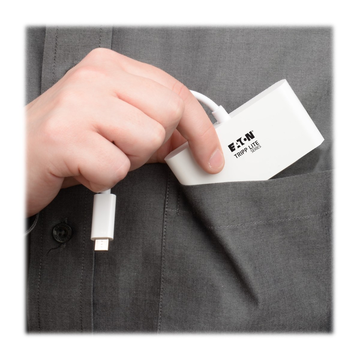 4-Port USB-C Hub, Power Delivery, USB-C to 4x USB-A, USB 3.0 | Eaton