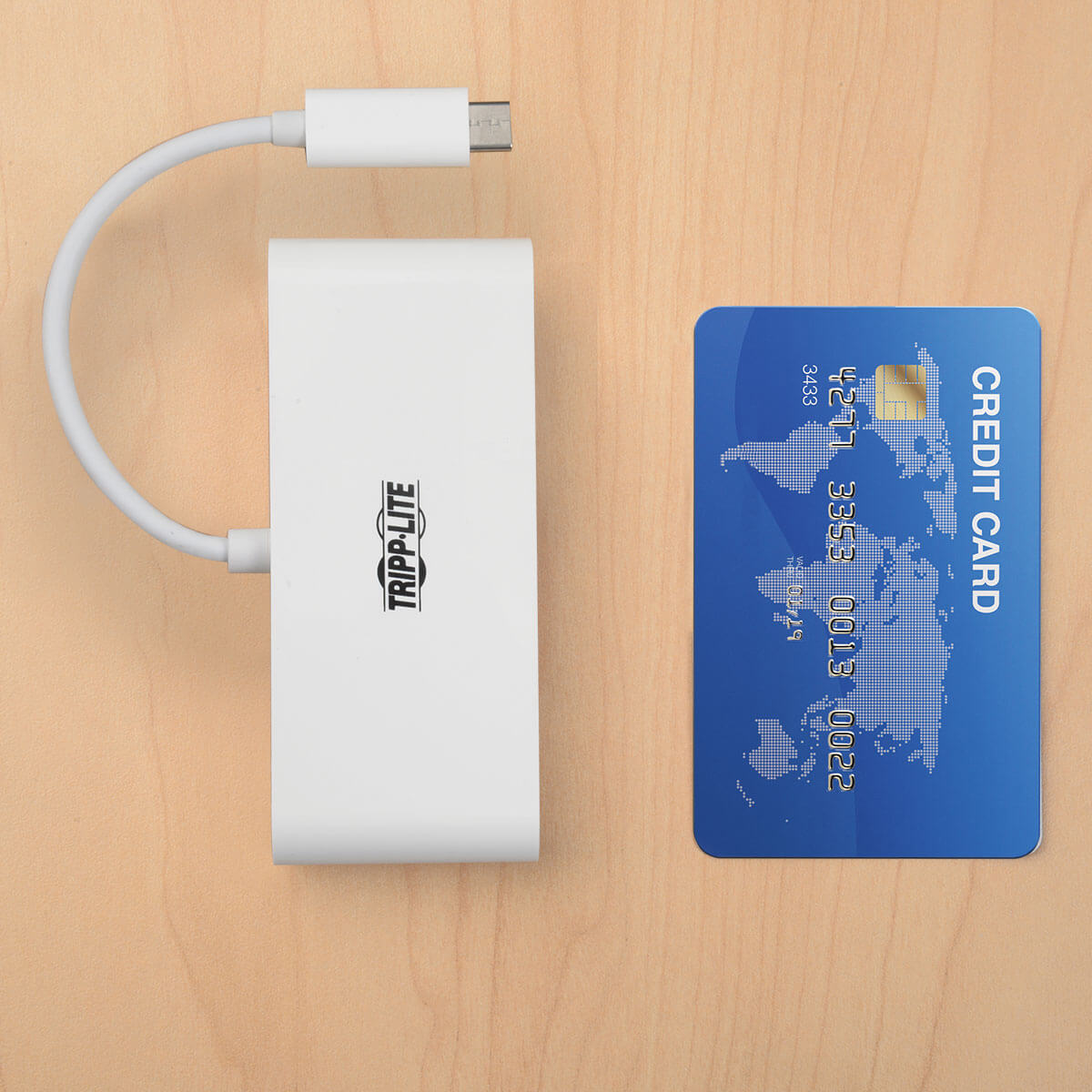 4-Port USB-C Hub, Power Delivery, USB-C to 4x USB-A, USB 3.0 | Eaton