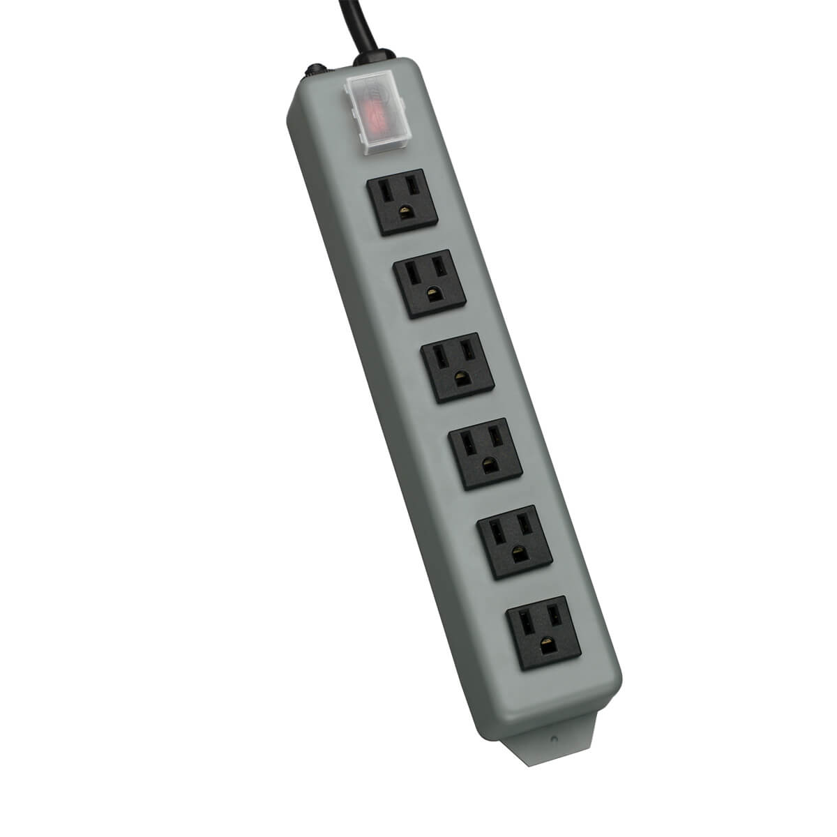 Waber Industrial Power Strip, 6-Outlet, 15 ft. Cord, Locking Switch ...
