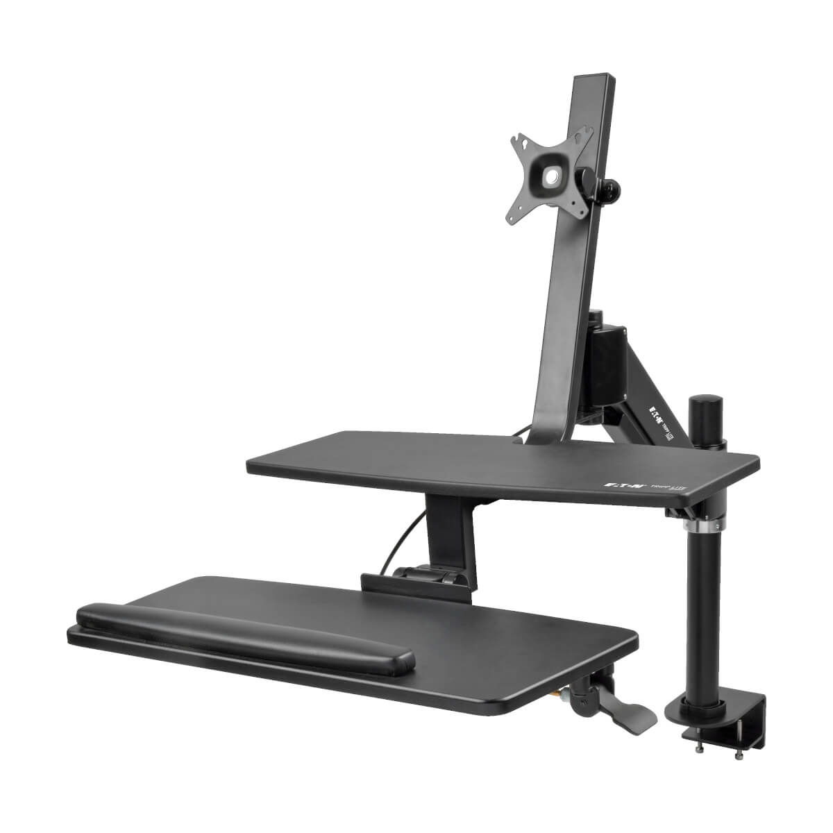 WorkWise Standing Desk-Clamp Workstation, Single-Monitor | Eaton