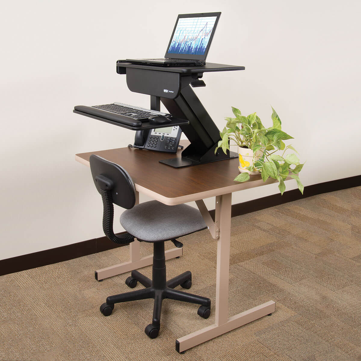 WorkWise Standing Desk-Clamp Workstation | Eaton
