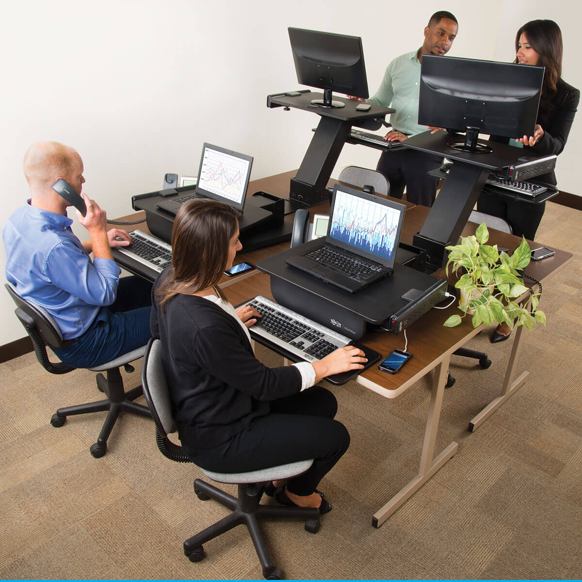 WorkWise Standing Desk-Clamp Workstation | Eaton