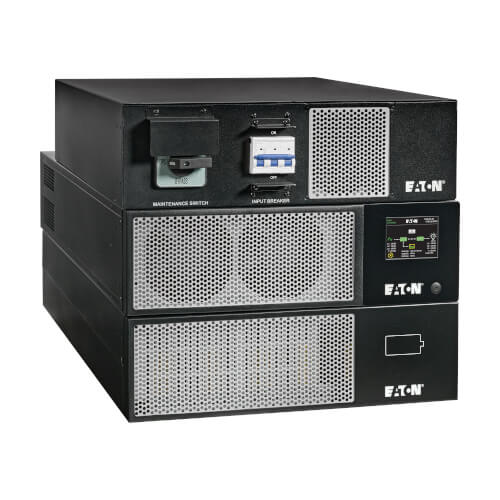 5kVA 5kW,3-Phase On-Line UPS, L21-20P, 2x L21-30R, Industrial Card, 9U ...