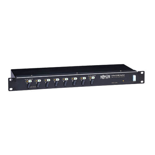 KVM Switch 8 Port KVM Switch On Screen Display Audio (B005-008) | Eaton