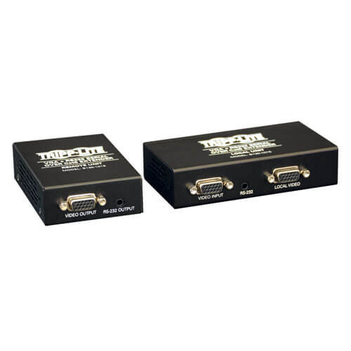 VGA RS232 Cat5 Cat6 Extender Kit Box Style Transmitter Receiver 1920 ...