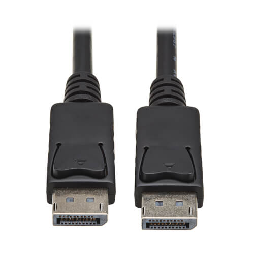 DisplayPort Cable, Latching Connectors, 4K 60 Hz, 6ft, 5-Pack | Eaton