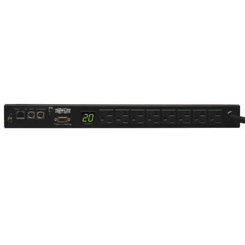 Monitored PDU 20A 120V 1U NEMA 5 15 20R Outlets NEMA L5 20P 5 20P ...