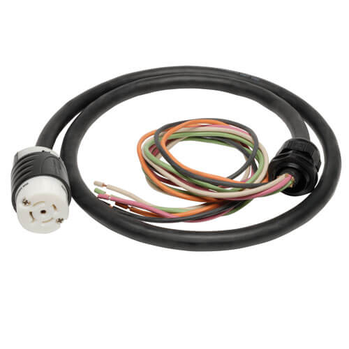 208V 3 Phase Whip 20 ft length L21 20R output for 3 Phase Distribution ...